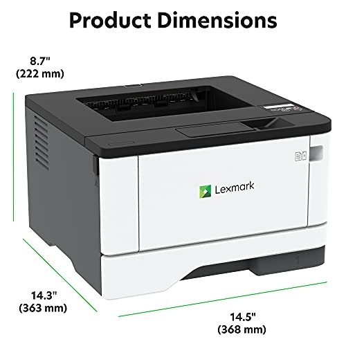 Lexmark B3340dw Black and White Laser Printer, Wireless, Mobile ...