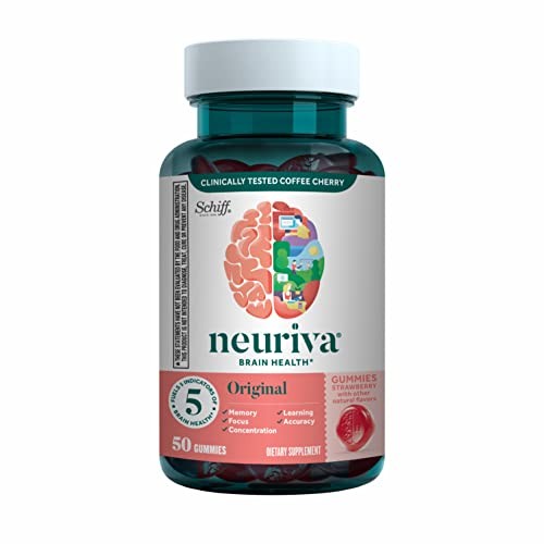 NEURIVA Original Brain Supplement for Memory, Focus & Concentration ...