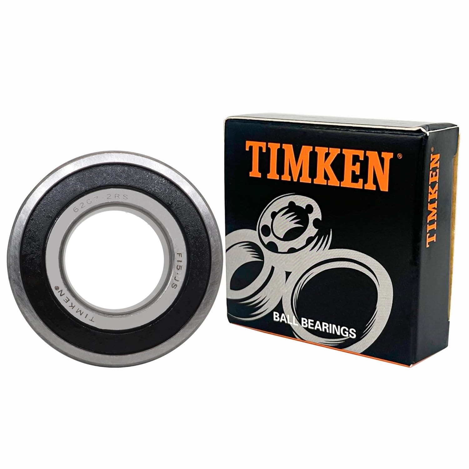 Mejores ofertas e historial de precios de 2PACK TIMKEN 6207-2RS Double Rubber Seal Bearings ...