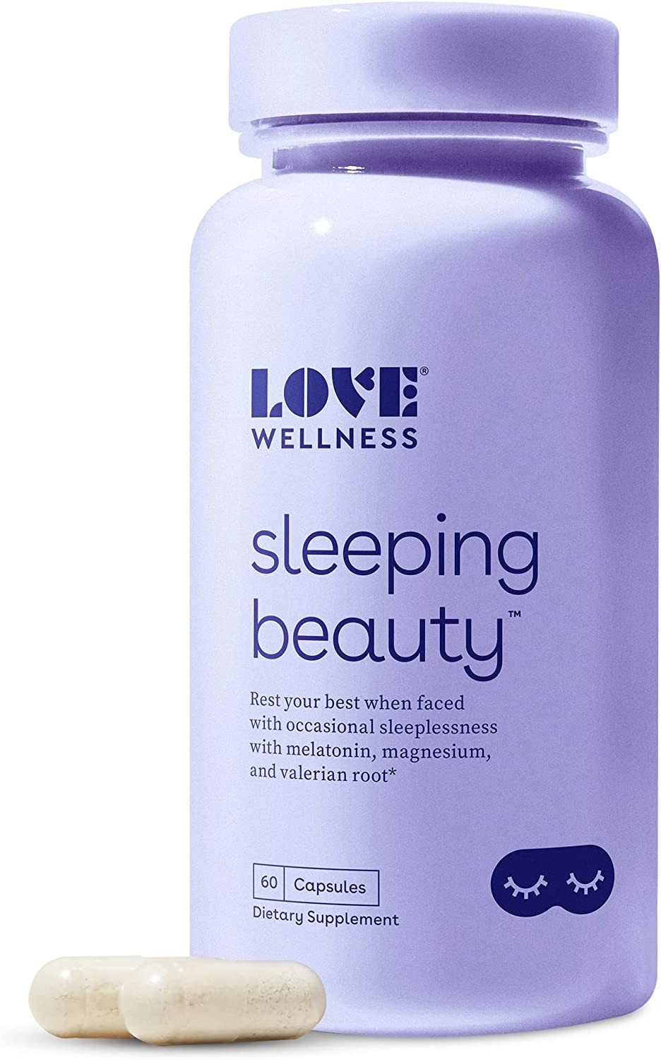 Love Wellness Sleeping Beauty Pills | Sleep Aid with Melatonin ...