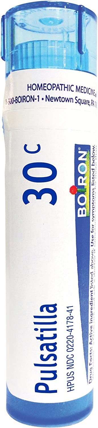 Boiron Pulsatilla 30C 80 Pellets Homeopathic Medicine for Colds Die ...