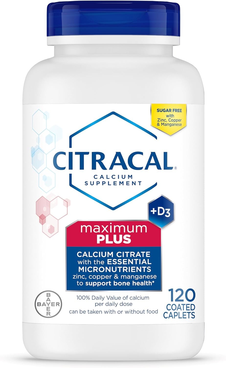 Citracal Maximum Plus, Highly Soluble, Easily Digested, 650 mg Calcium ...