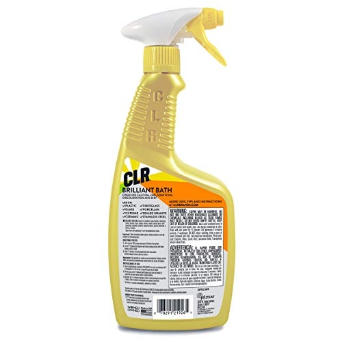 CLR Brilliant Bath, Fresh Scent Foaming Action Cleaner, Spray Bottle ...