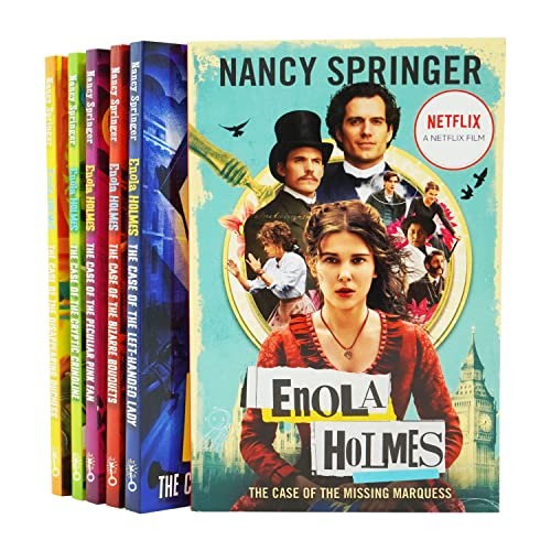 Enola Holmes Mystery Series 6 Books Collection Set Nancy Springer (The ...