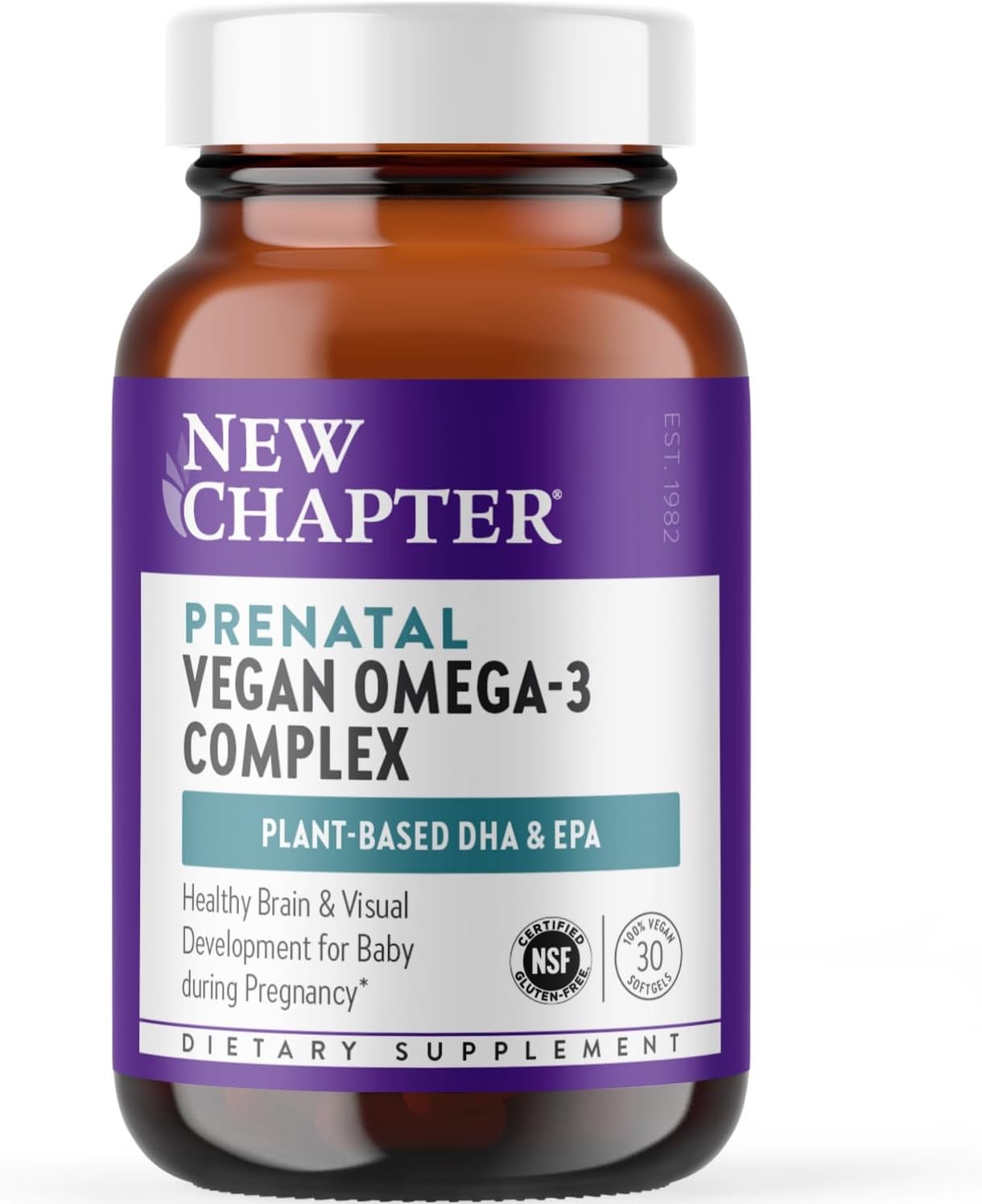 New Chapter Vegan Prenatal DHA, EPA, and DPA Supplement - Prenatal ...