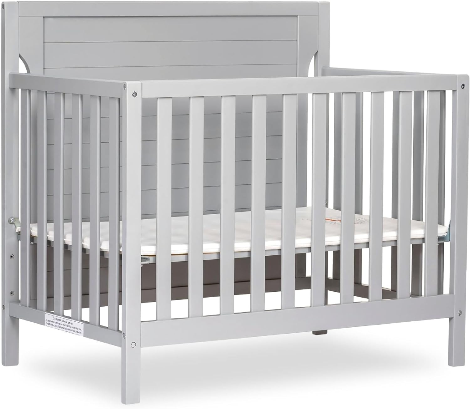 Dream On Me Bellport 4-in-1 Convertible Mini Baby Crib, Compact Design ...