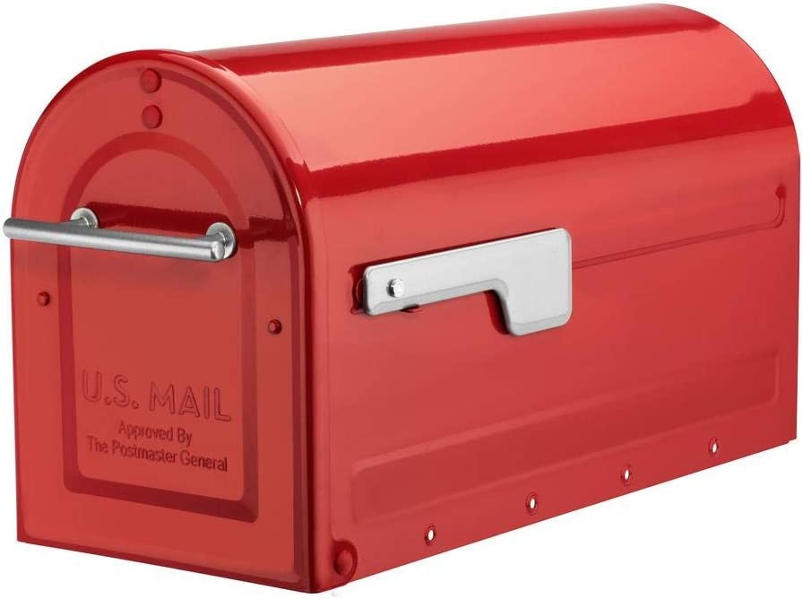 Architectural Mailboxes 7900-7R-SR Boulder Mailbox, Red melhores ...