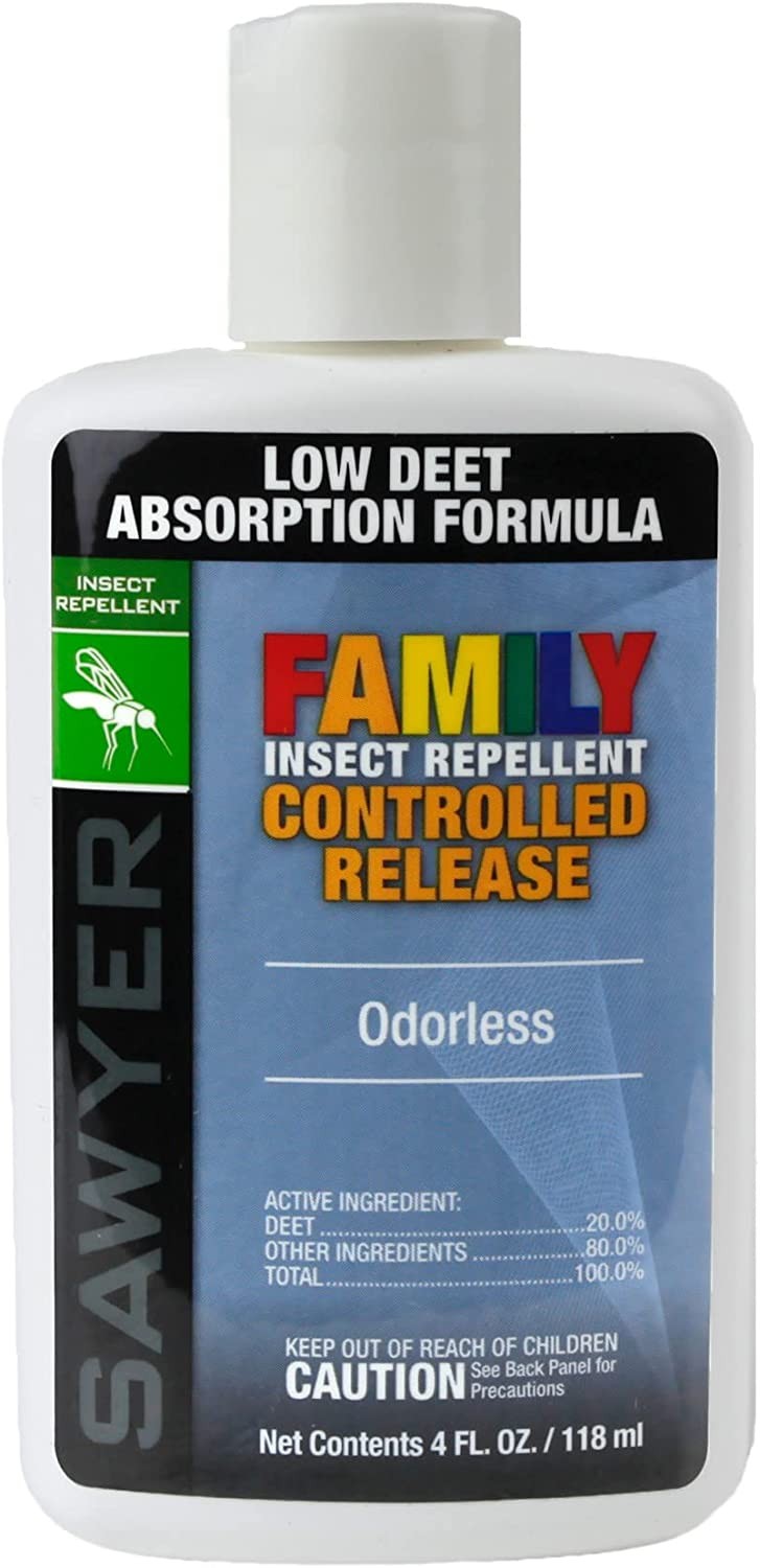 Sawyer Products 20% DEET Premium Family Insect Repellent Controlled ...