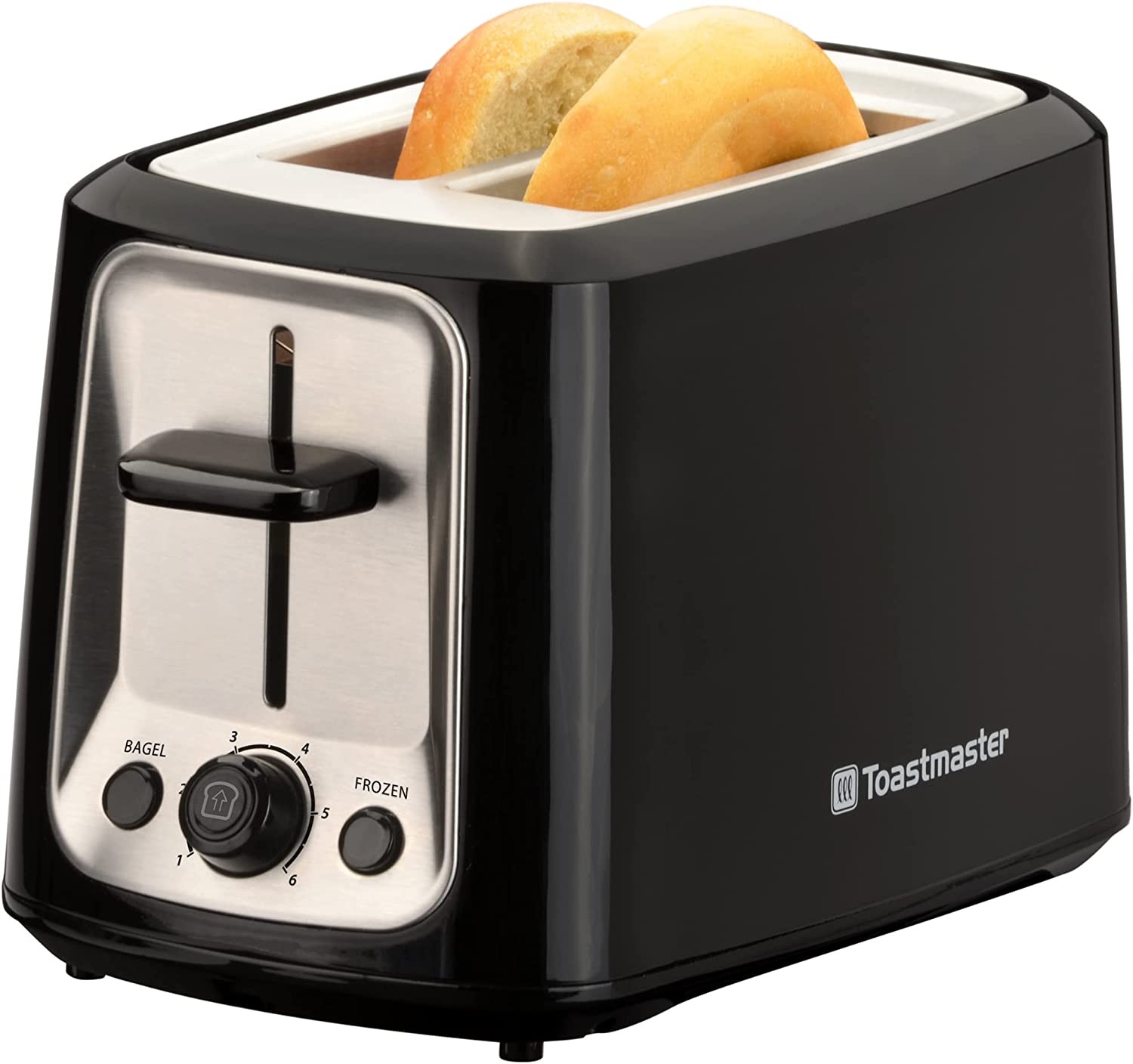 Toastmaster 2-Slice Cool Touch Toaster, black with stainless accent ...