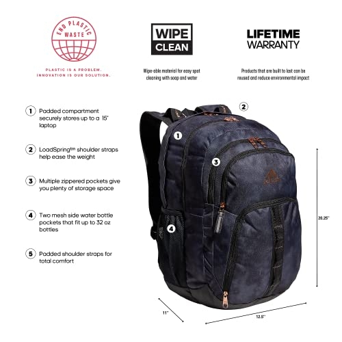 adidas Prime 6 Backpack, Stone Wash Carbon/Carbon Grey/Rose Gold, One ...