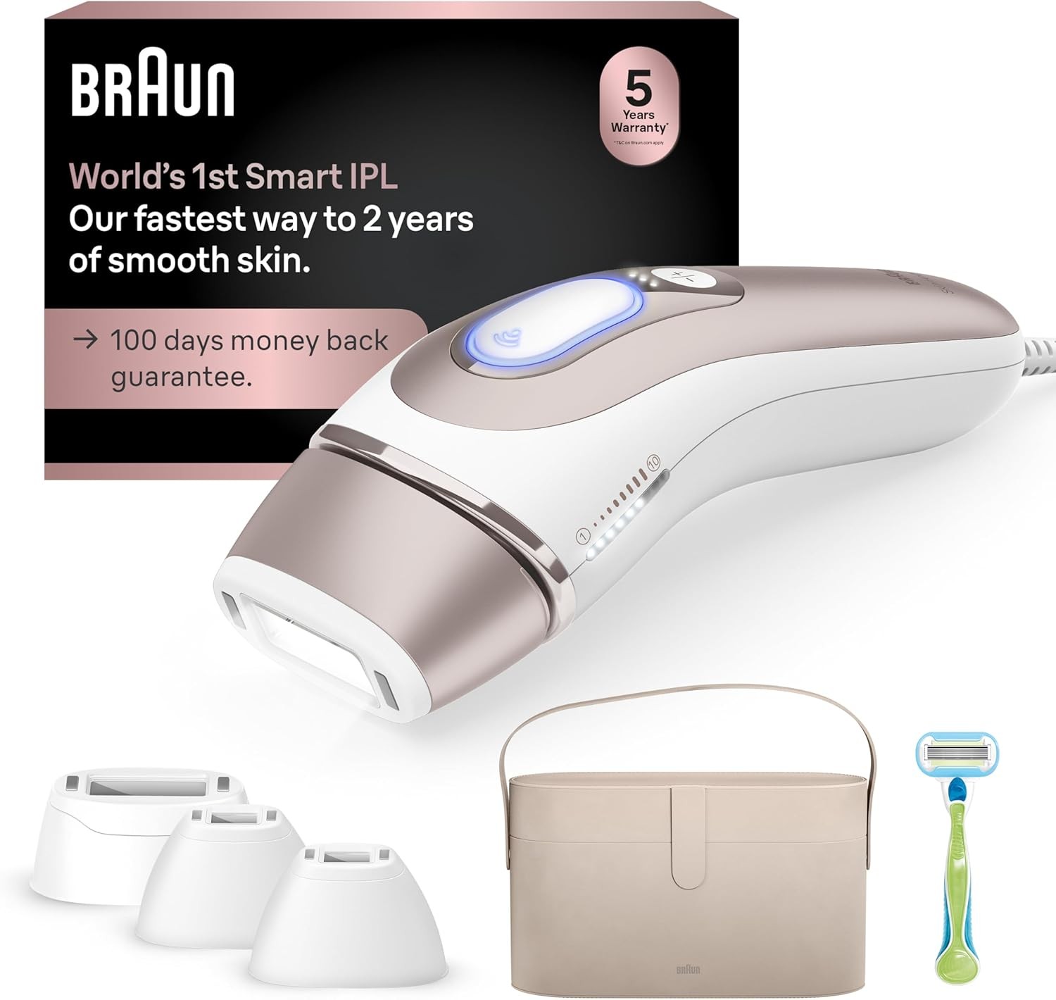 Braun IPL Skin i·expert, at Home Laser Hair Removal, Holiday Gifts for ...