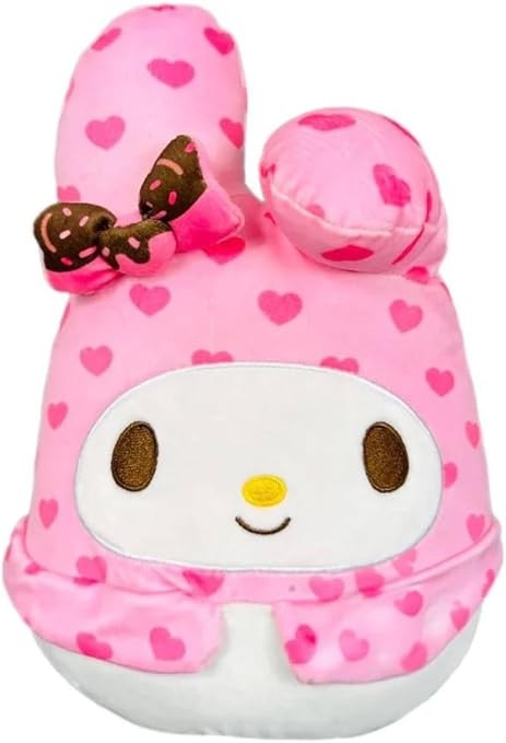 Squishmallow 8" My Melody Sanrio Hello Kitty Valentine's Day Plush ...