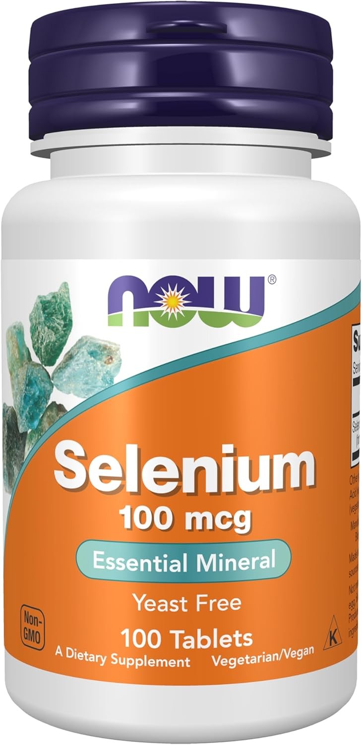NOW Supplements, Selenium (L-Selenomethionine) 100 mcg, Essential ...