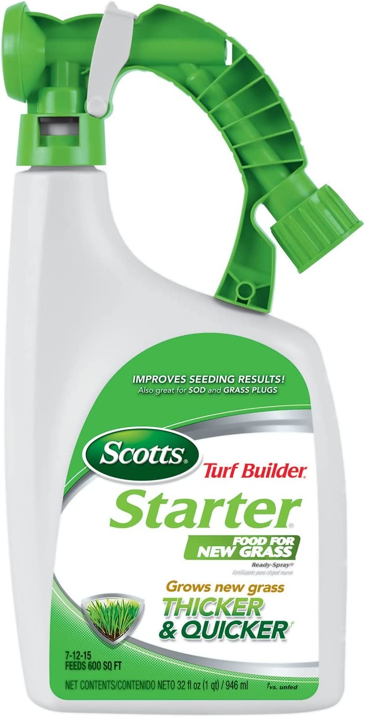 Scotts Turf Builder Starter Food for New Grass Ready-Spray, Use on ...