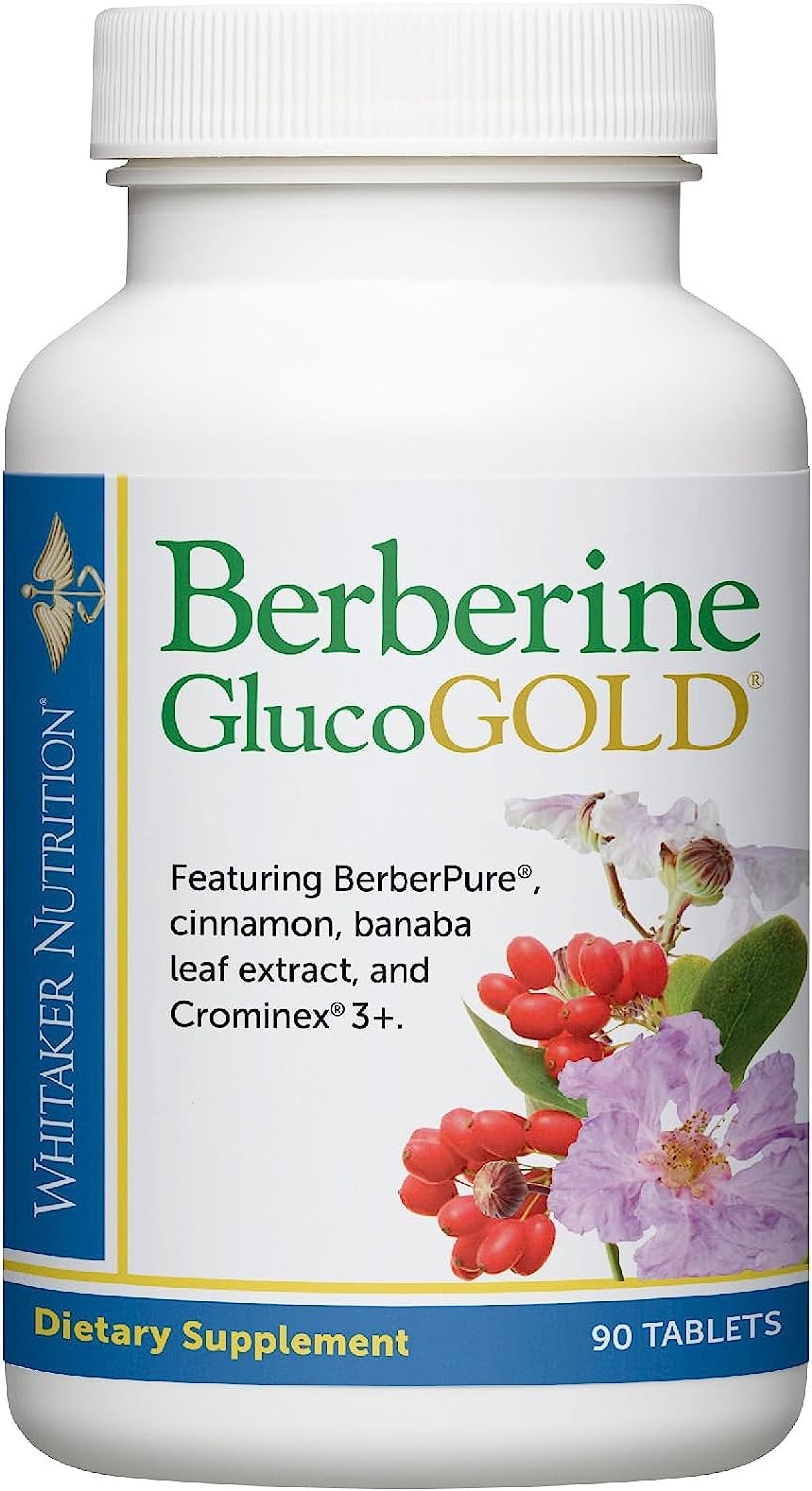 Dr. Whitaker’s Berberine GlucoGold Supplement with 1500 mg per Day of ...