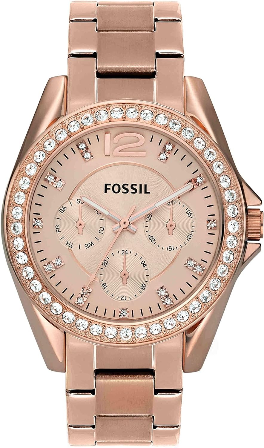 Mejores ofertas e historial de precios de Fossil Women's Riley Quartz ...