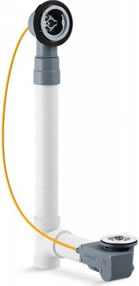 KOHLER 37383-NA PureFlo Rough-In Cable Bath Drain, PVC, 30" Cable with ...