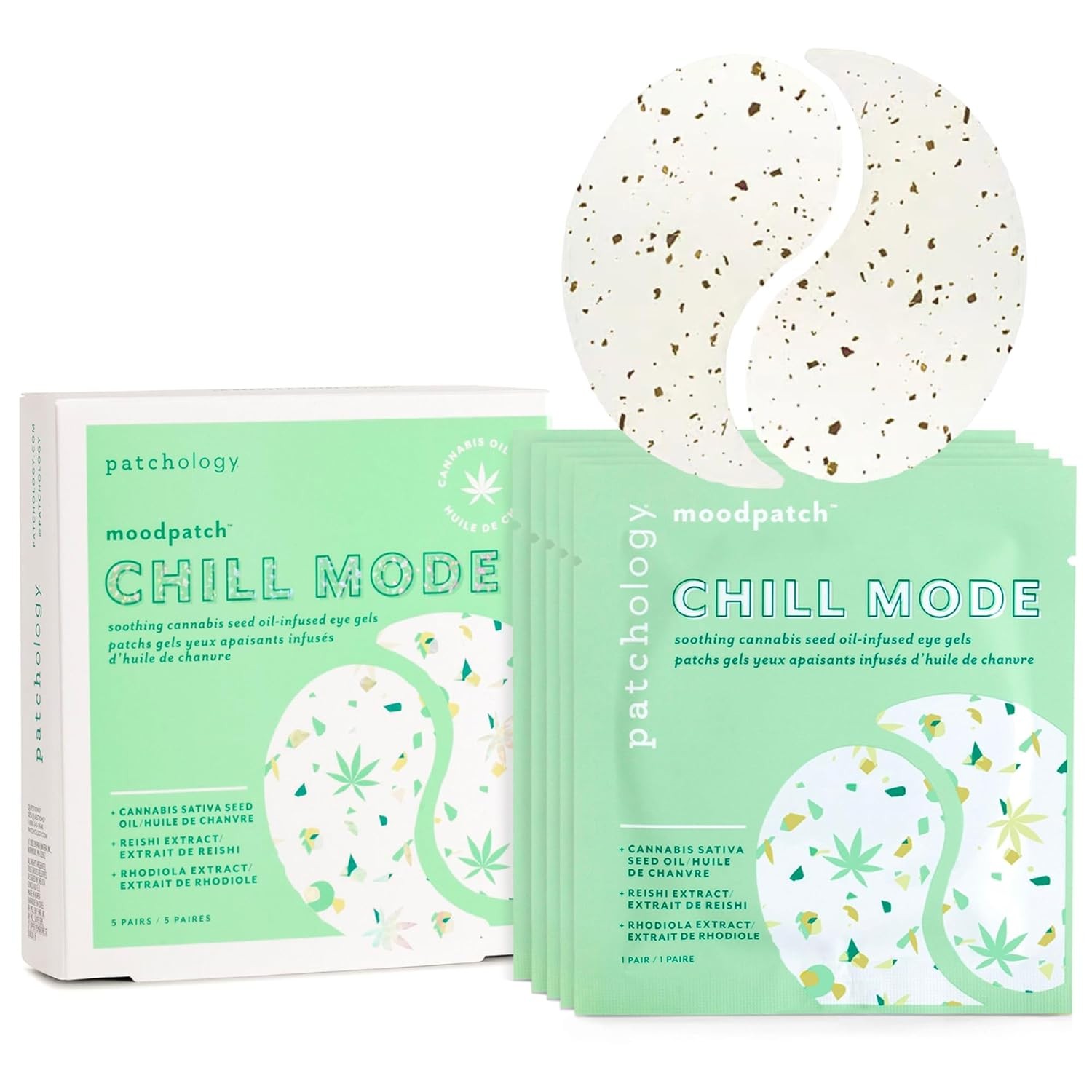 Patchology Chill Mode Under Eye Patches - Soothing, Oil-Infused Gel Eye ...