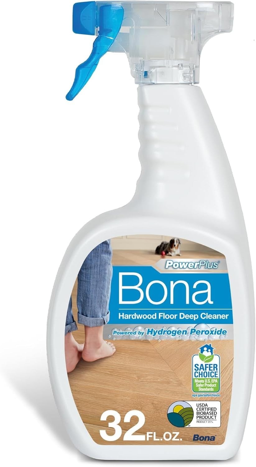 Bona PowerPlus Hardwood Floor Deep Cleaner Spray - 32 fl oz ...