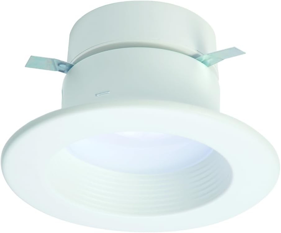 HALO RL 4 in. White Integrated LED Recessed Ceiling Light Trim at ...