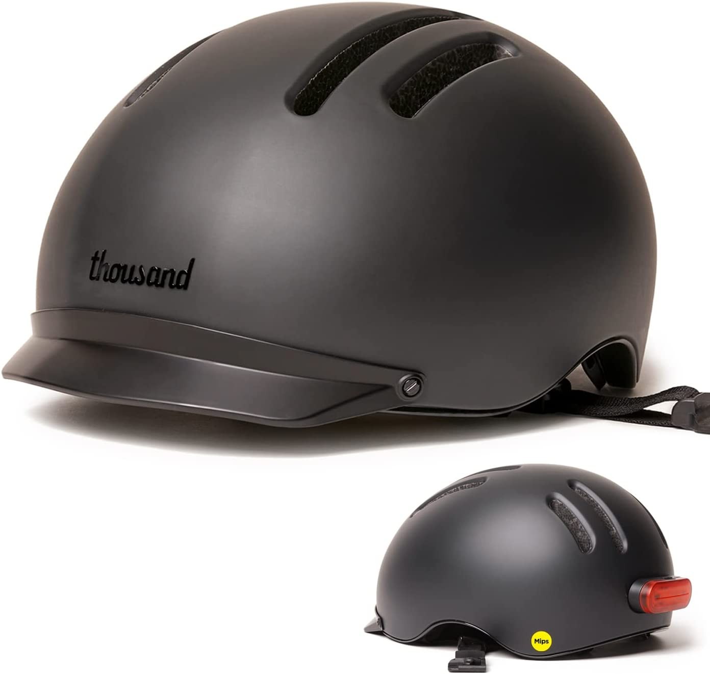 Thousand Chapter MIPS Adult Bike Helmet - LED Tail Light, Cycling ...