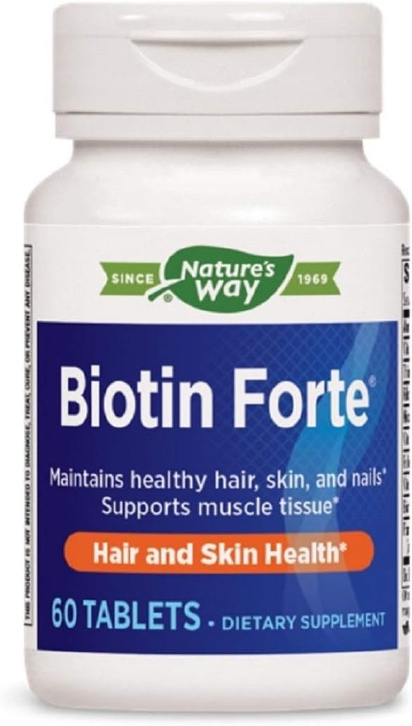 Nature's Way Biotin Forte, 5mg, Tablets, 60 ea Die besten Deals und ...