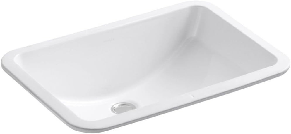 KOHLER K-2214-G-0 Ladena Undercounter Bathroom Sink, White One Size ...