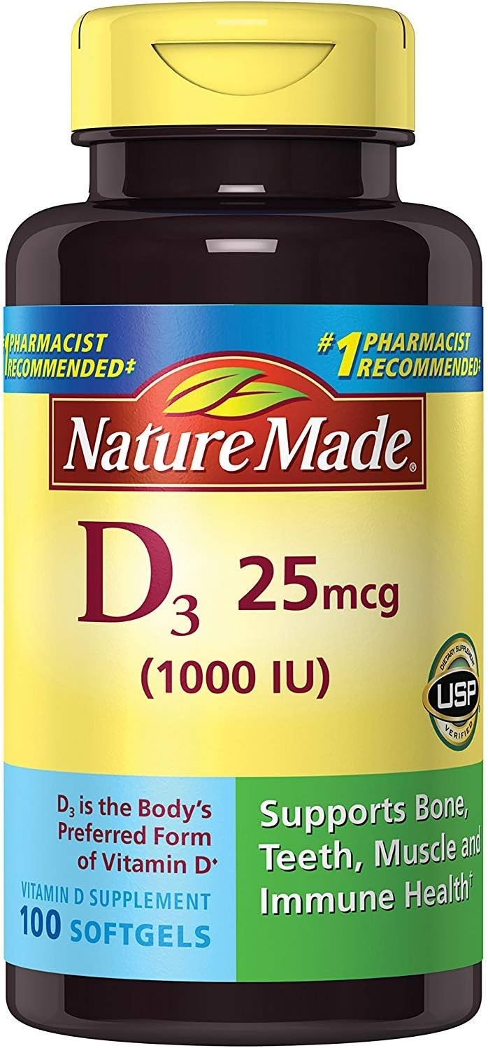 Nature Made Vit D-3 1000Iu, 100 CT (Pack of 3) Die besten Deals und ...