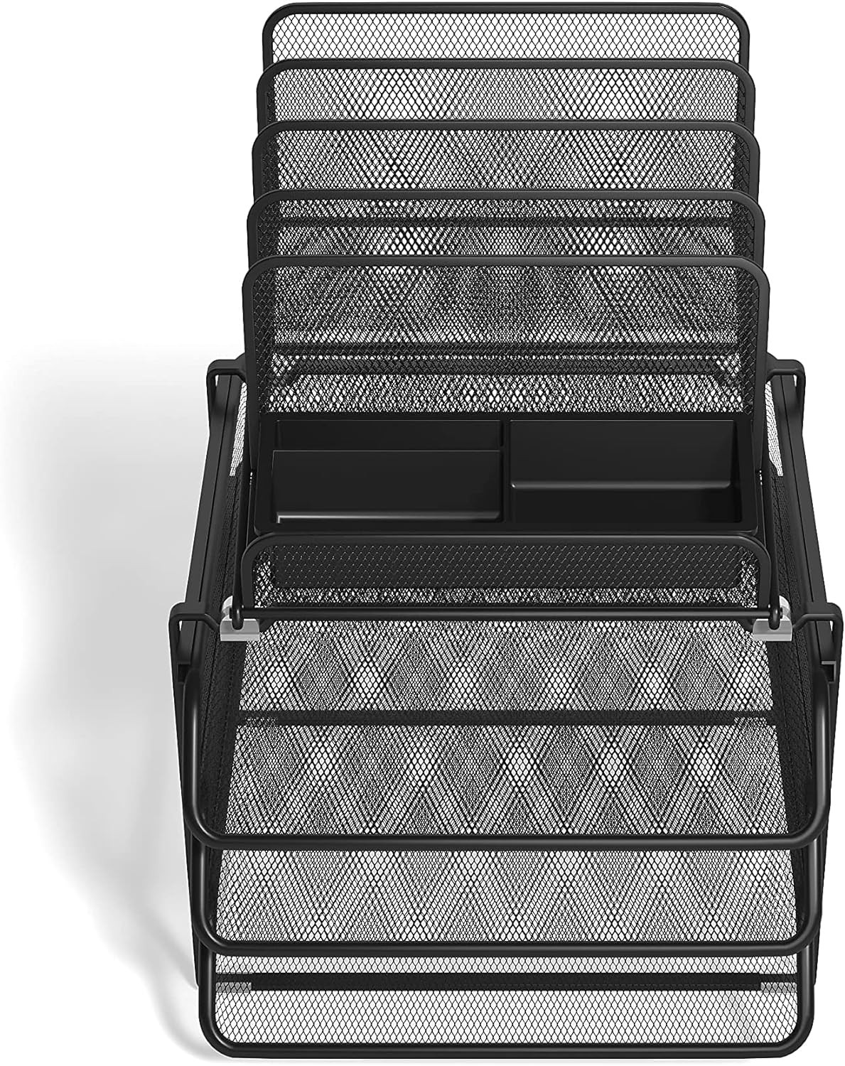TRU RED TR57530-CC All-In-One 10 Compartment Wire Mesh Compartment ...