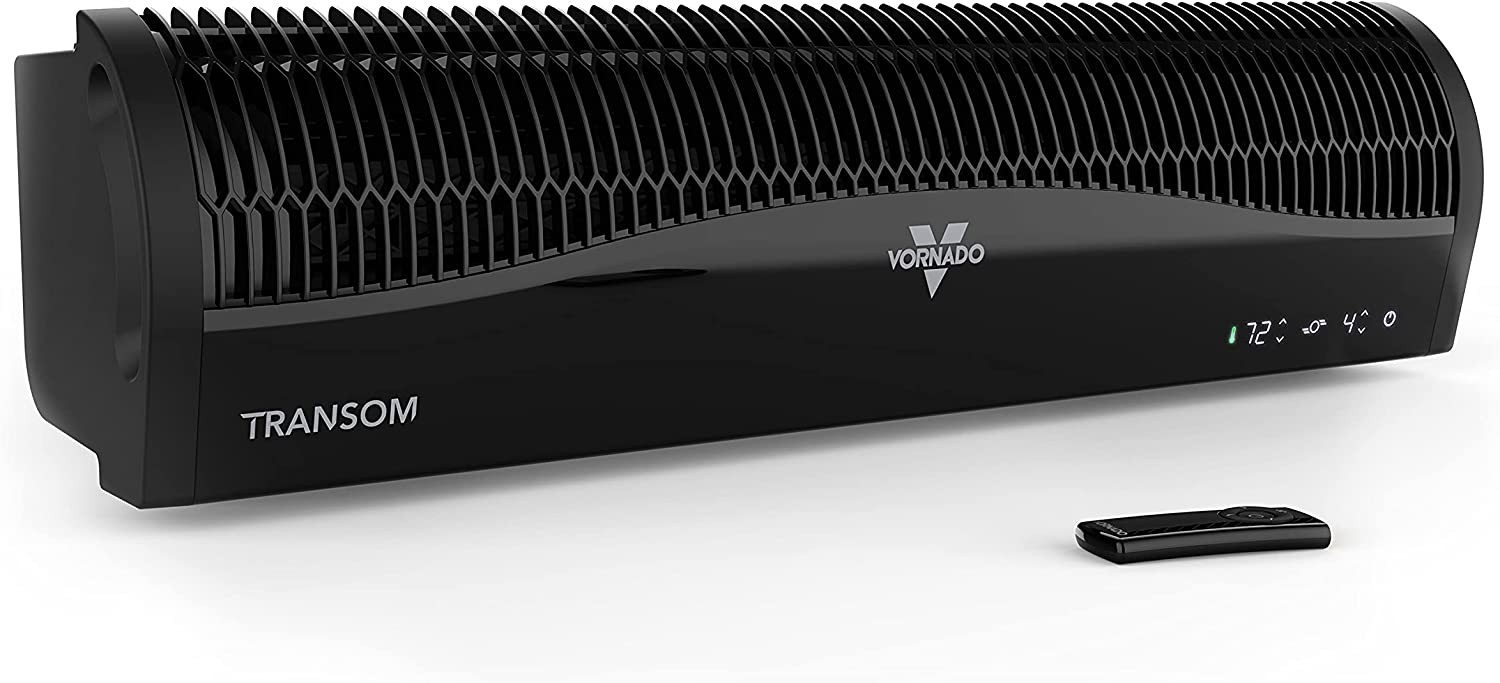 Vornado TRANSOM Window Fan with 4 Speeds, Remote Control, Reversible ...
