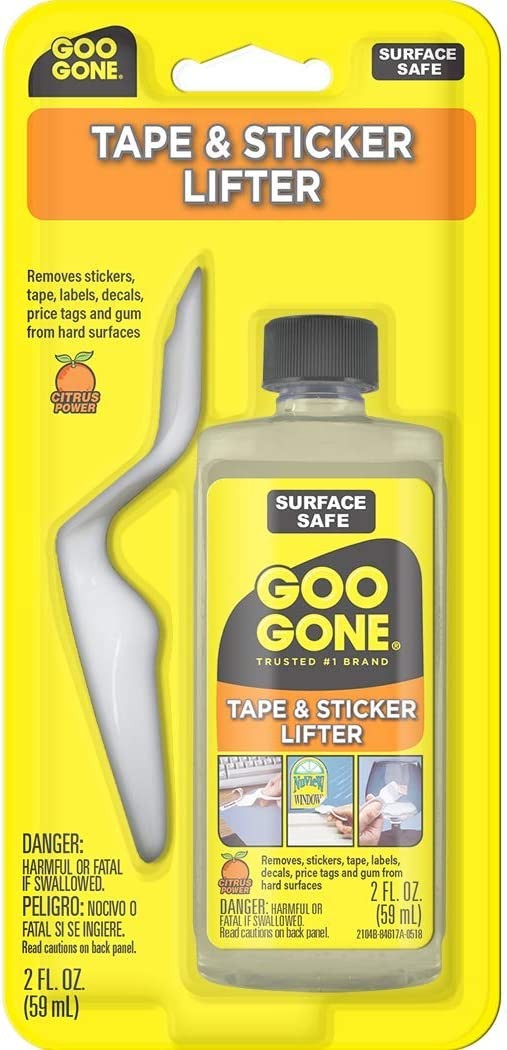 Goo Gone Sticker Lifter - Adhesive and Sticker Remover - 2 Ounce ...