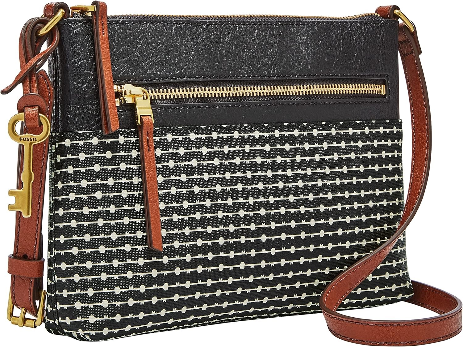 Fossil Women's Fiona Large or Small Crossbody Purse Handbag for Women ...