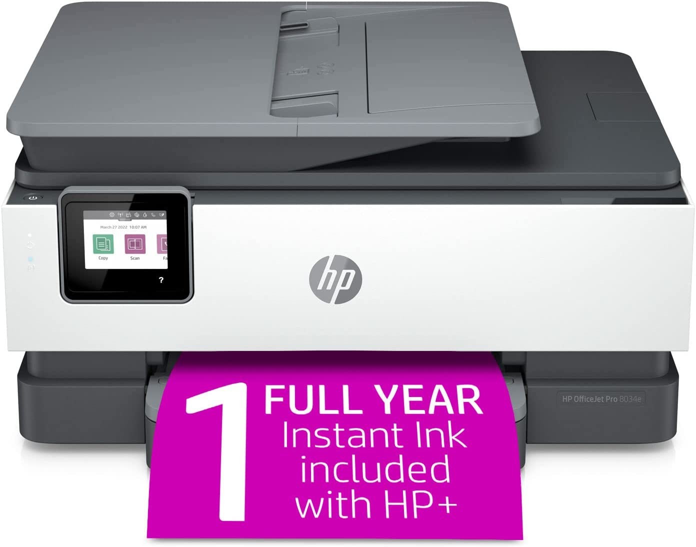 HP OfficeJet Pro 8034e Wireless Color All-in-One Printer with 1 Full ...
