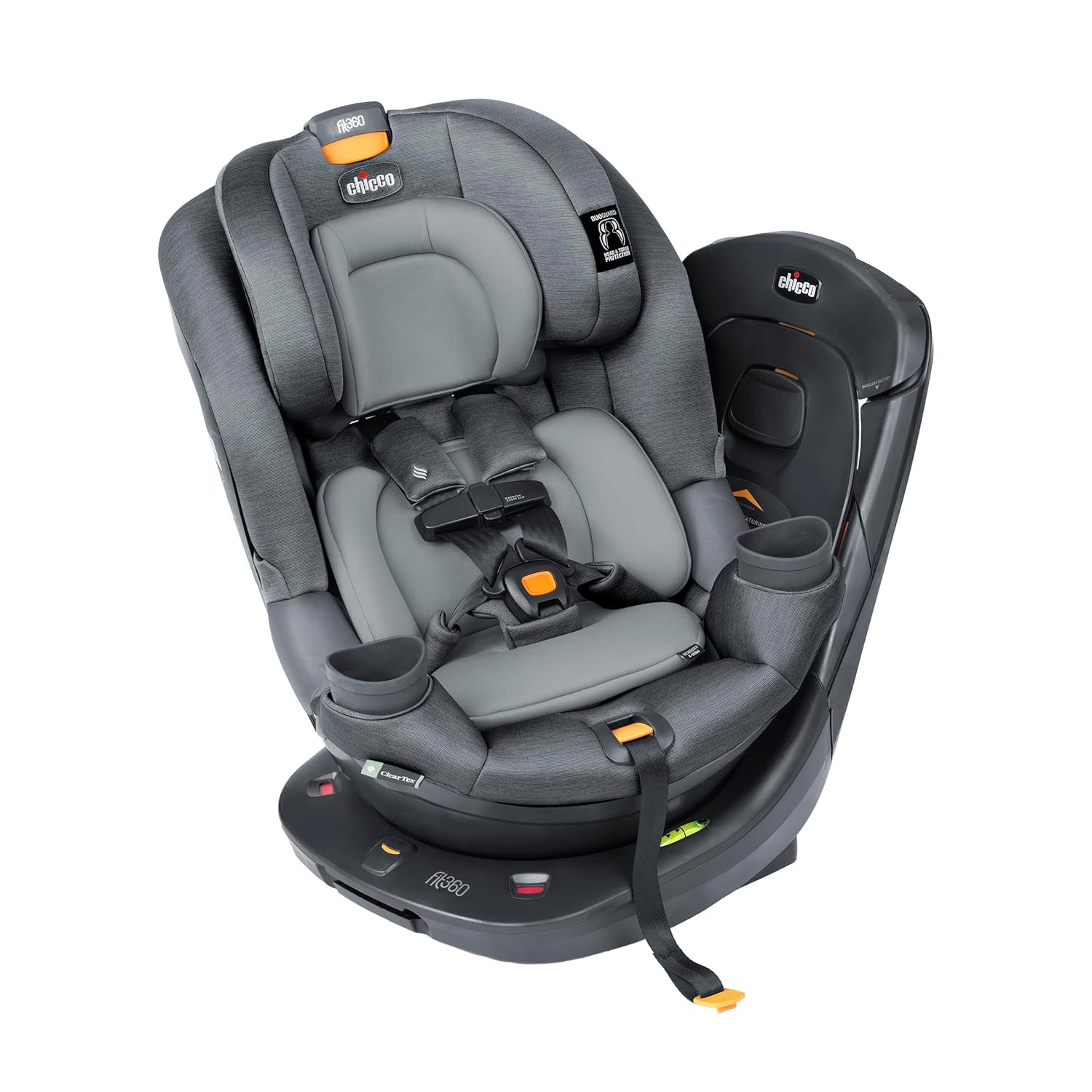 Chicco Fit360 ClearTex Rotating Convertible Car Seat with 360 Degree ...