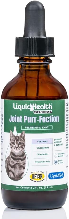 LIQUIDHEALTH Pets Liquid Cat Glucosamine Joint Purr-Fection - Hip ...