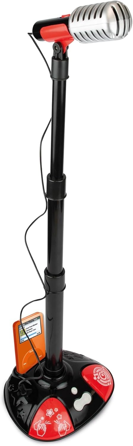 Winfun Kids Microphone & Stand with Detachable Mic, Demo Songs, MP3 ...