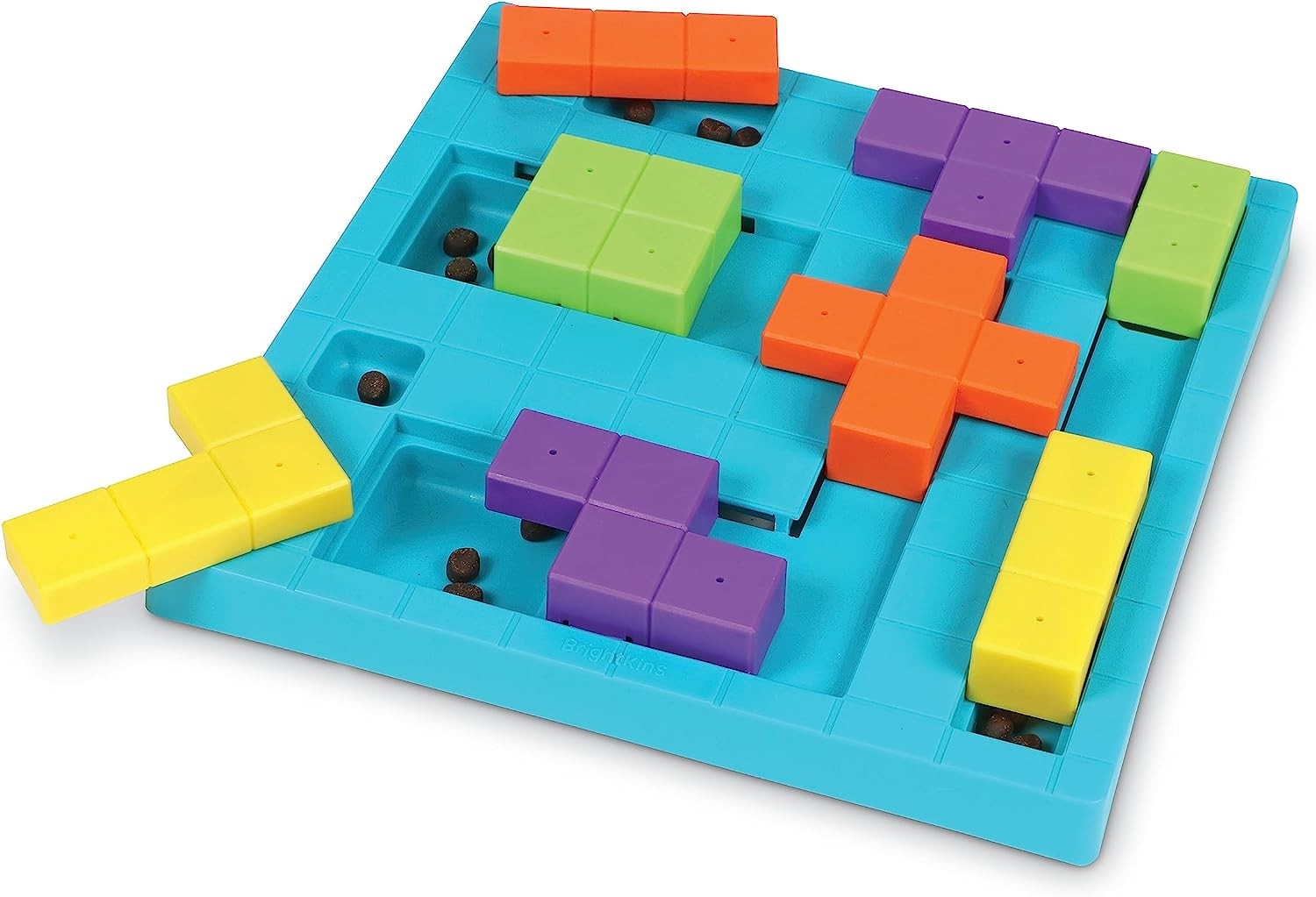 Brightkins Brain Teaser Treat Puzzle - Dog Puzzle Toys, Interactive Dog ...