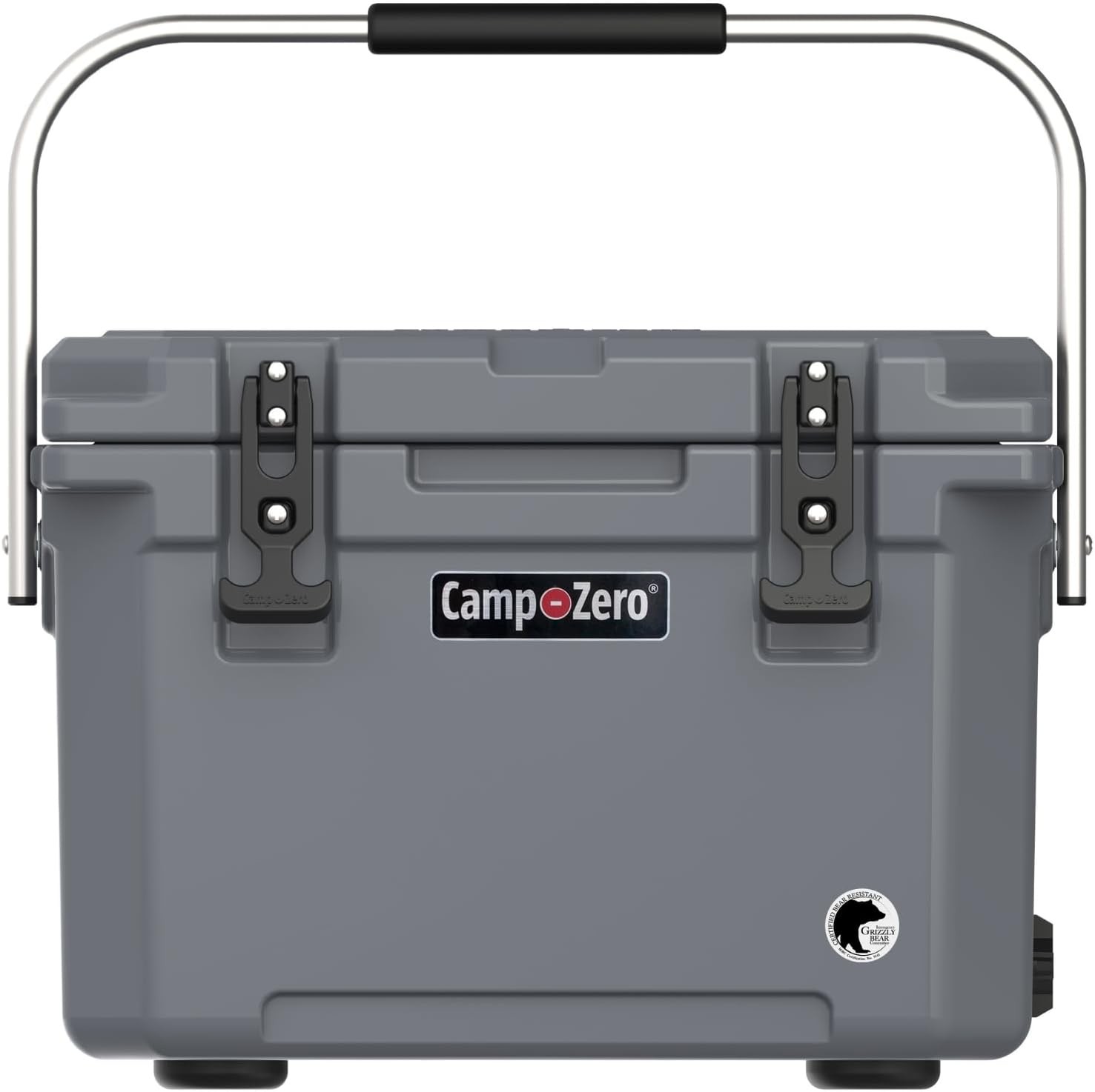 CAMP-ZERO 21 Quart Rotomolded Hard Cooler - Insulated Ice Chest with 4 ...