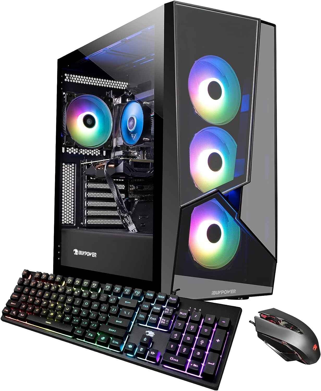 iBUYPOWER Pro Gaming PC Computer Desktop SlateMR 281AV2 (AMD Ryzen 5 ...