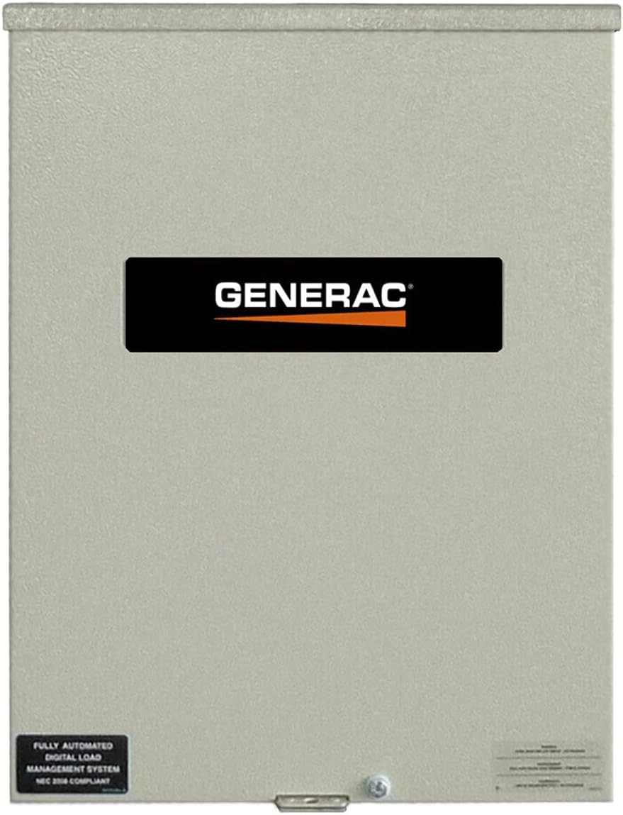 Generac RXSC100A3 100 Amp Smart Transfer Switch - Seamless Power ...