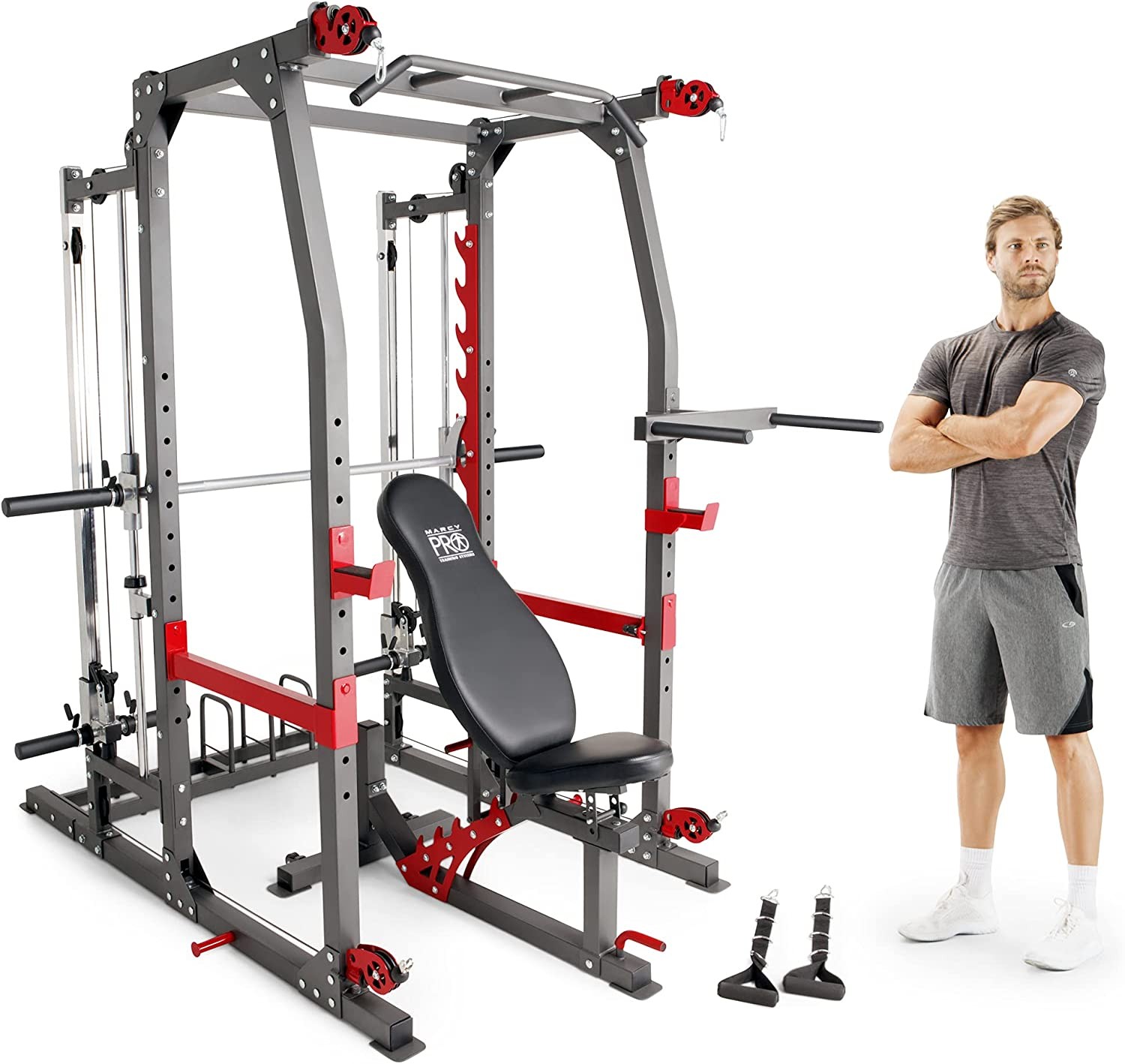 Marcy Smith Machine Home Gym System SM-4903, All-in-One Strength ...