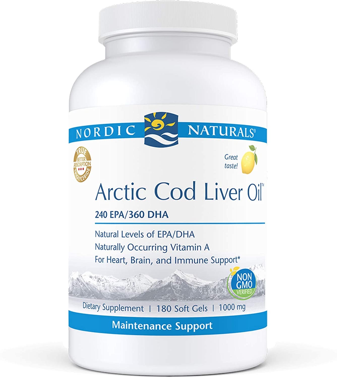 Nordic Naturals Pro - Arctic Cod Liver Oil CLO, Supports Heart and ...
