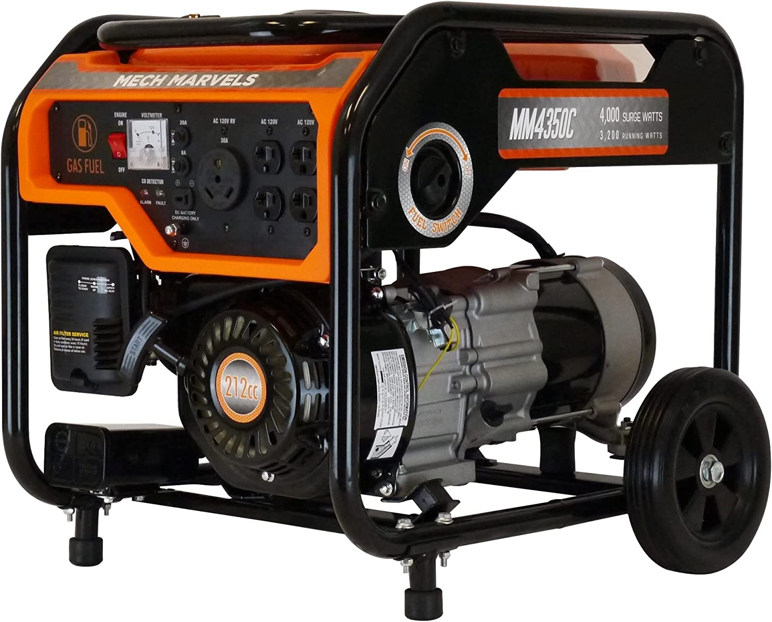 MM4350C Portable Generator, Orange Deals and Price History at JoinHoney ...