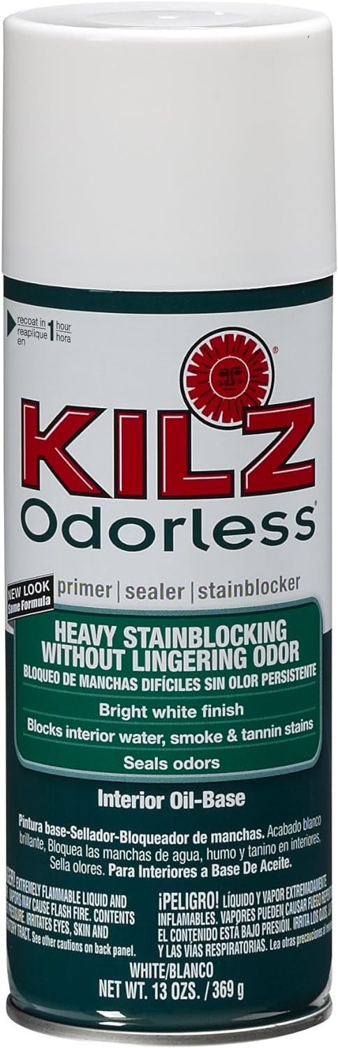 Kilz 10444 Odorless Primer, White, 13-oz. Aerosol - Quantity 1 Deals ...