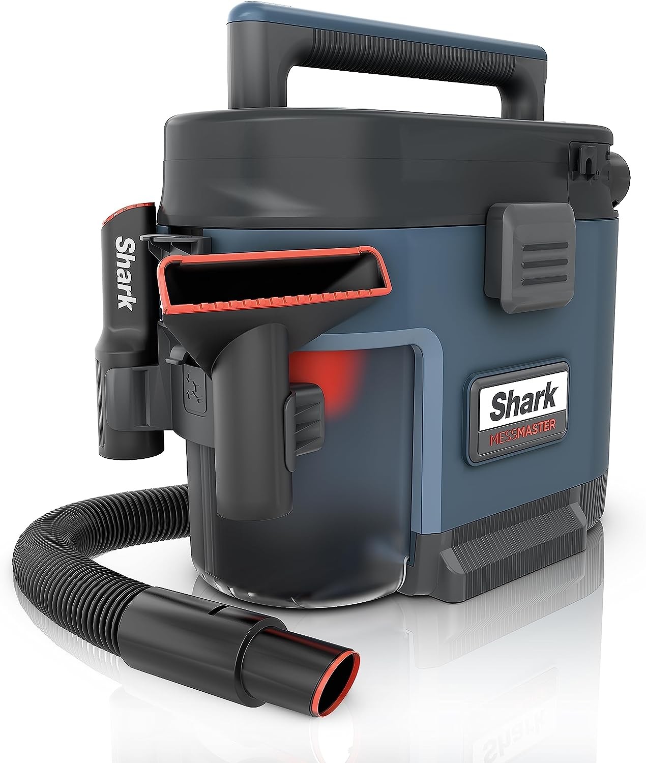 Shark VS101 MessMaster Portable Wet Dry Vacuum, 1 Gallon Capacity ...