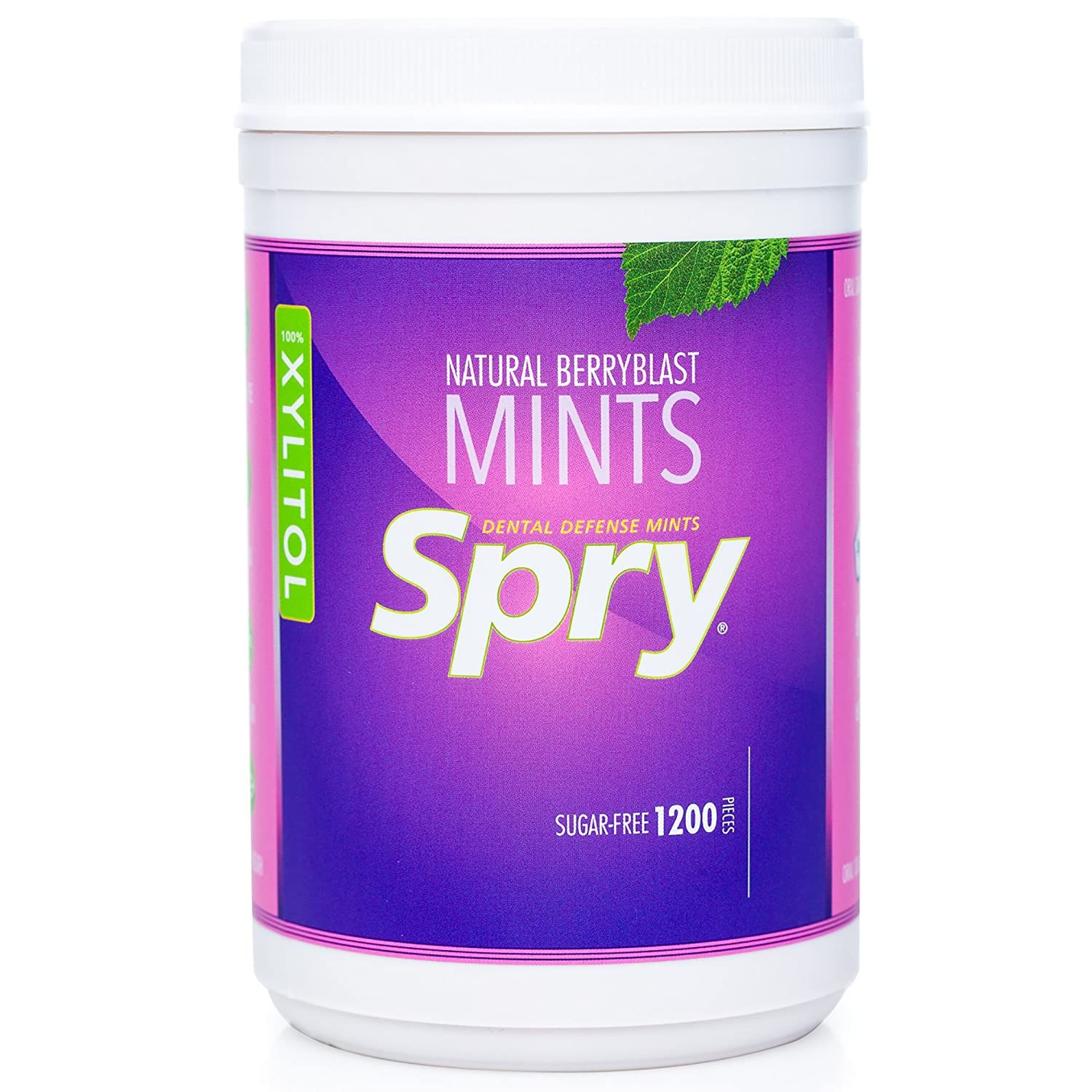 Spry Xylitol Berry Blast Mints Sugar Free Candy - Promote Oral Health ...