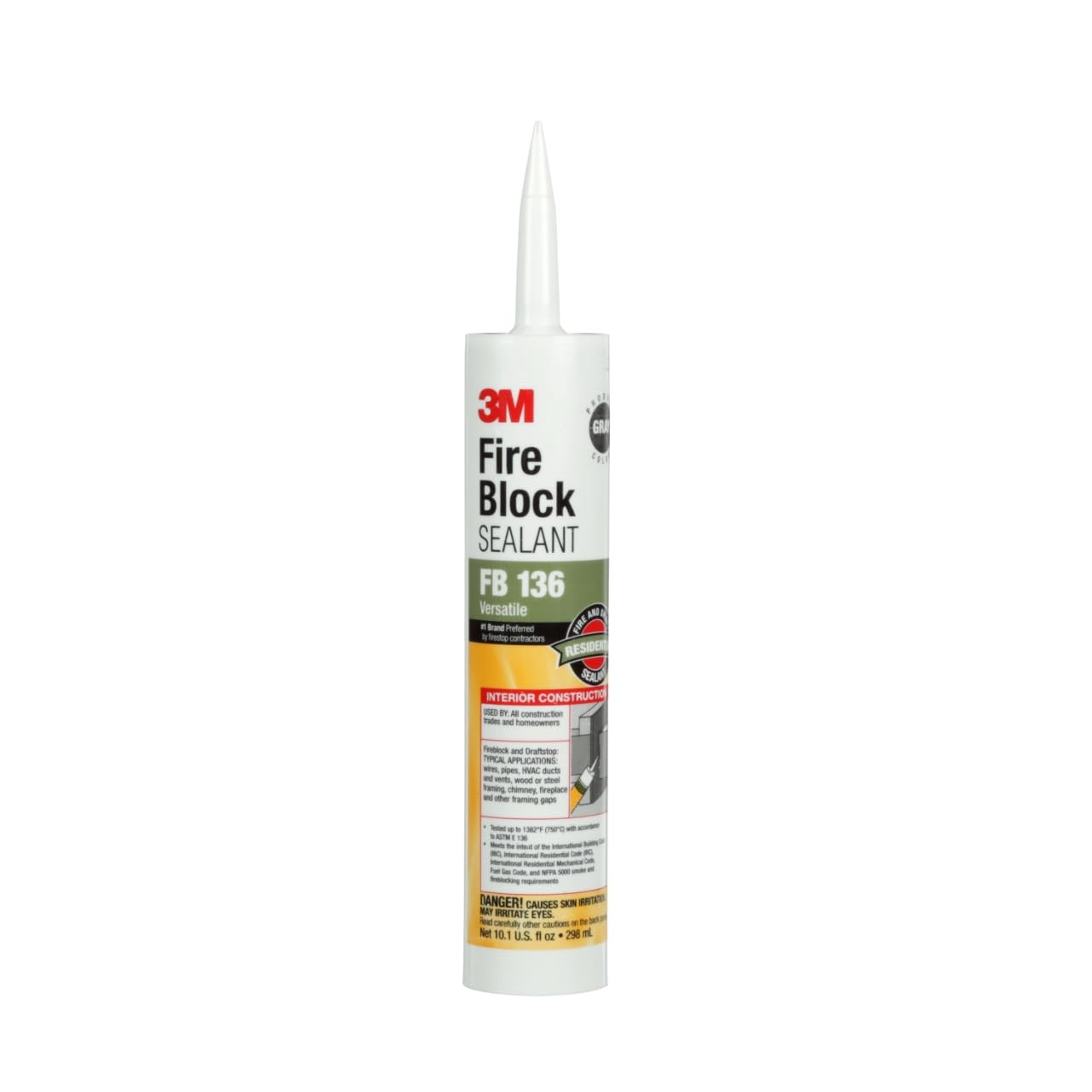 3M Fire Block Sealant FB 136, Gray Color, Single Component, High ...