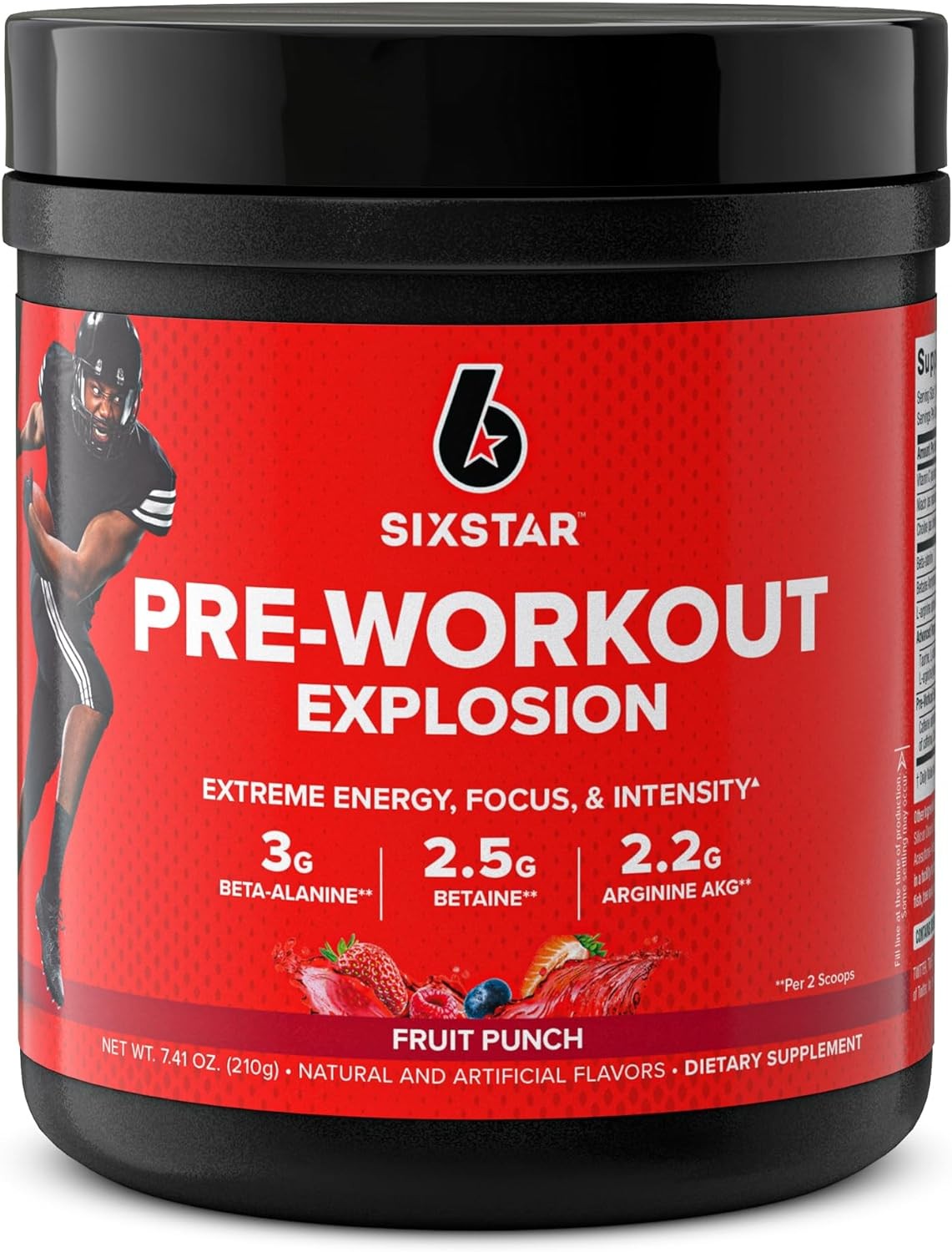 Six Star Pre-Workout Explosion 30 servings Fruit Punch US Best Deals ...