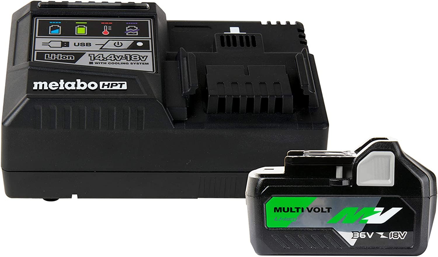 Metabo HPT MultiVolt Battery and Charger Starter Kit | 36V/18V | 4.0Ah ...