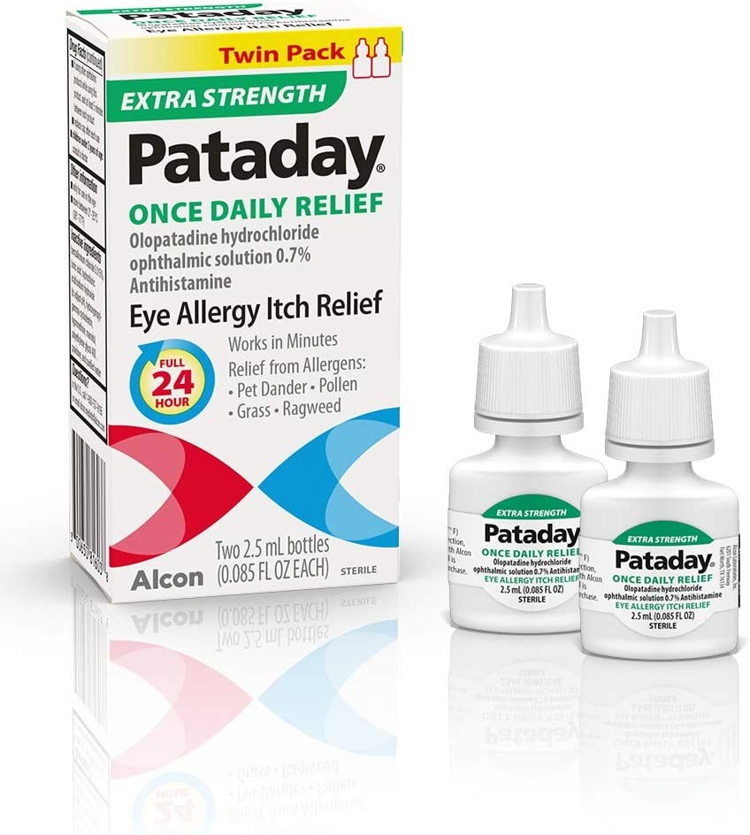 Pataday Once Daily Relief Extra Strength Relief 2.5ml, 2 Count Best ...